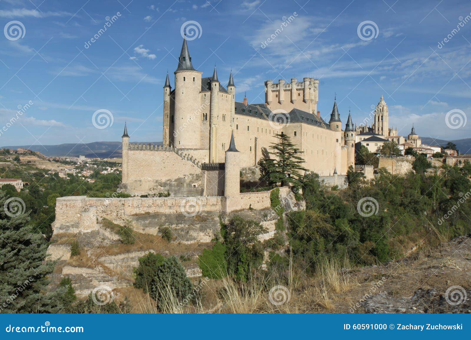 Alcazar Del Castillo De Segovia Foto de archivo - Imagen de palacio ...