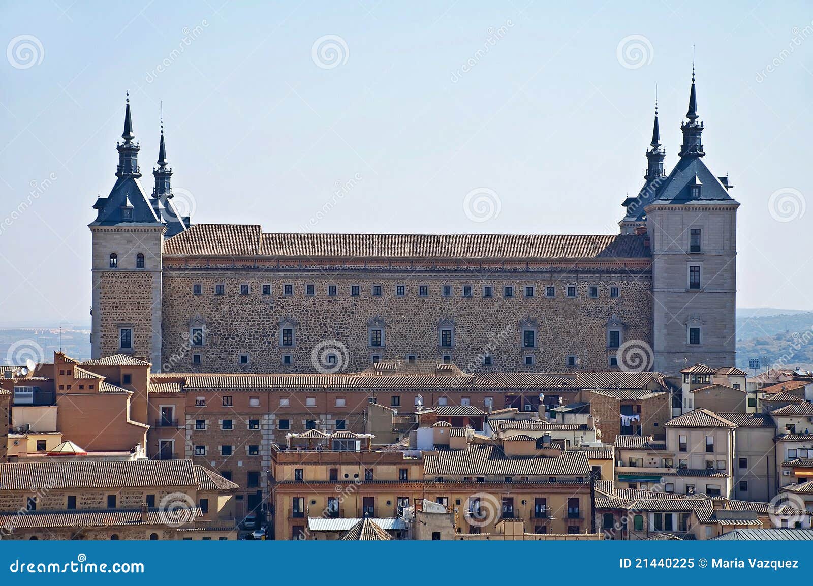 Alcazar of Toledo stock image. Image of spain, culture - 21440225