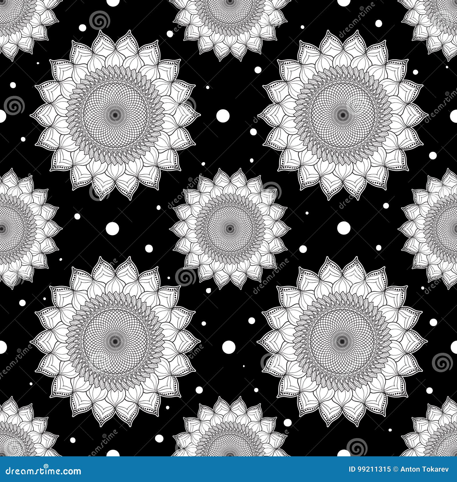 Alchemic Element of Fire Sign. Triangle Pointing Up with Sunflower ...