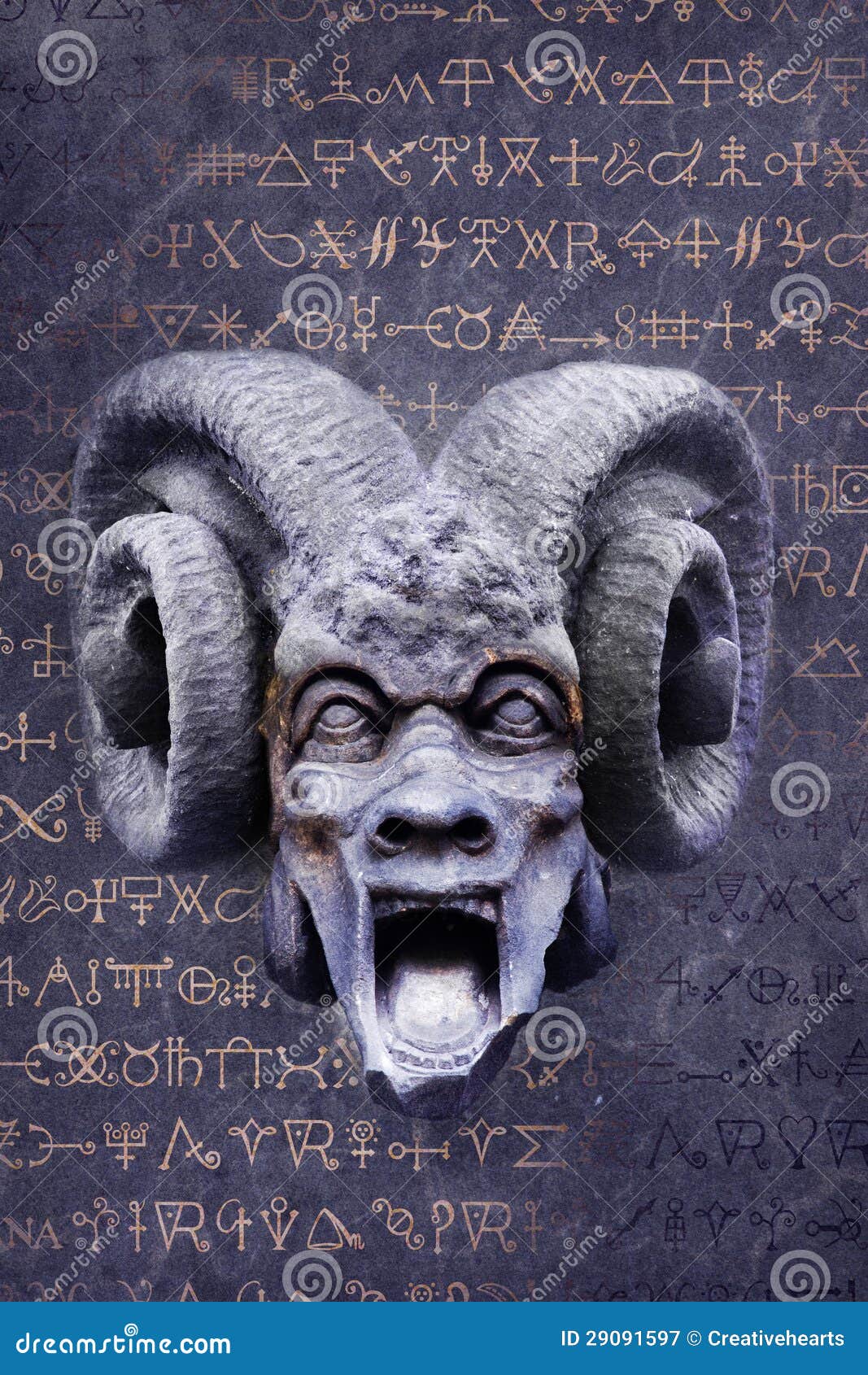 Alchemical Devil stock image. Image of gruesome, horrific - 29091597