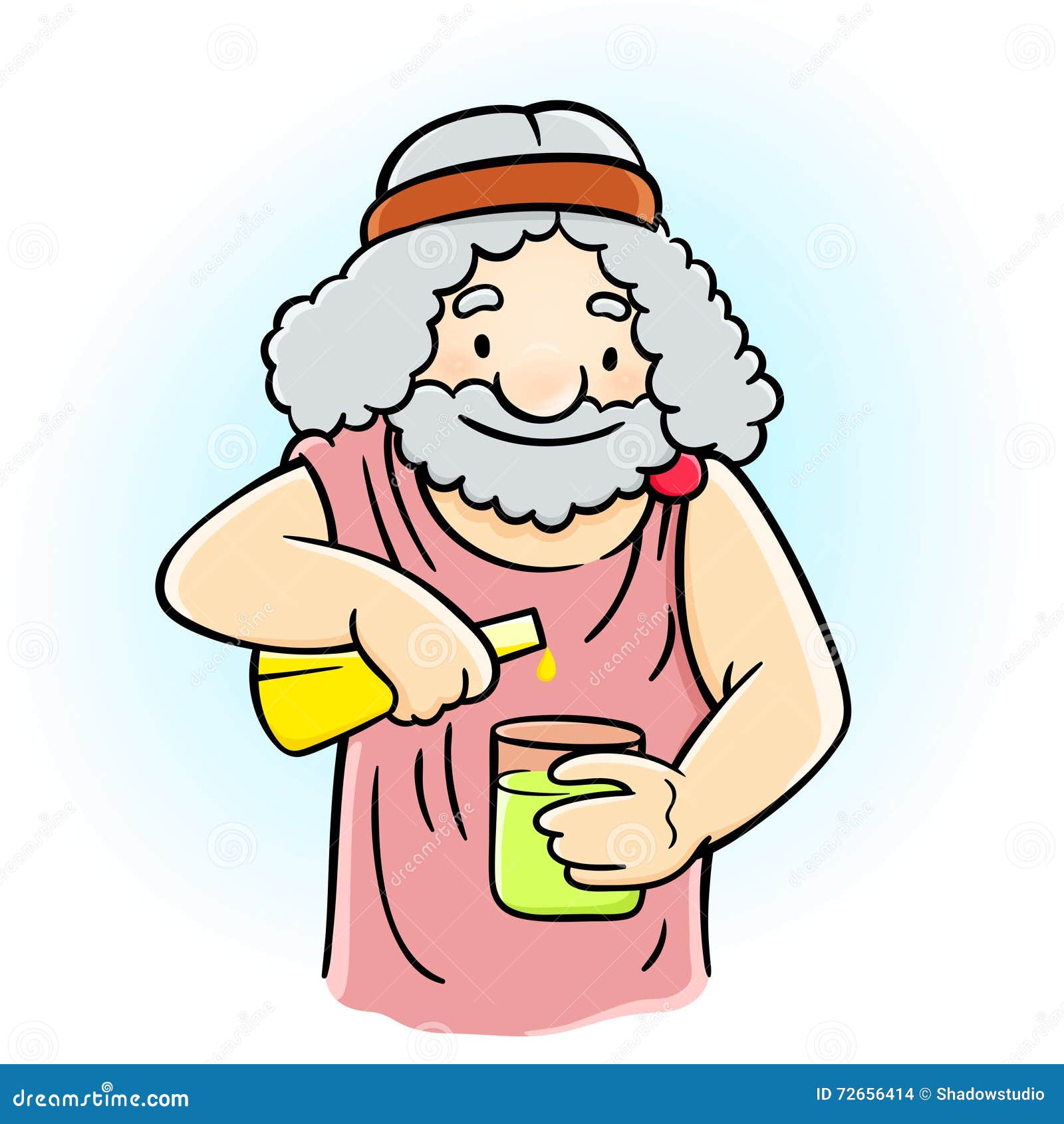 Alchemist stock vector. Illustration of experiment, vector - 72656414