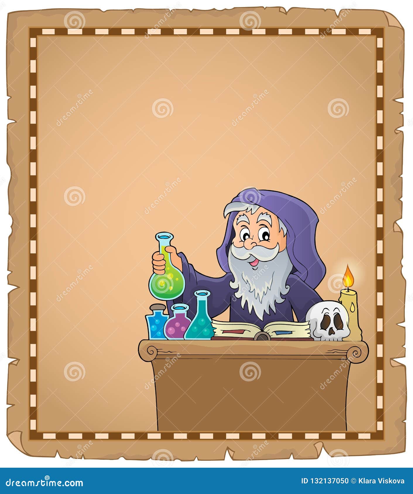 Alchemist Theme Image 1 Cartoon Vector | CartoonDealer.com #24893147