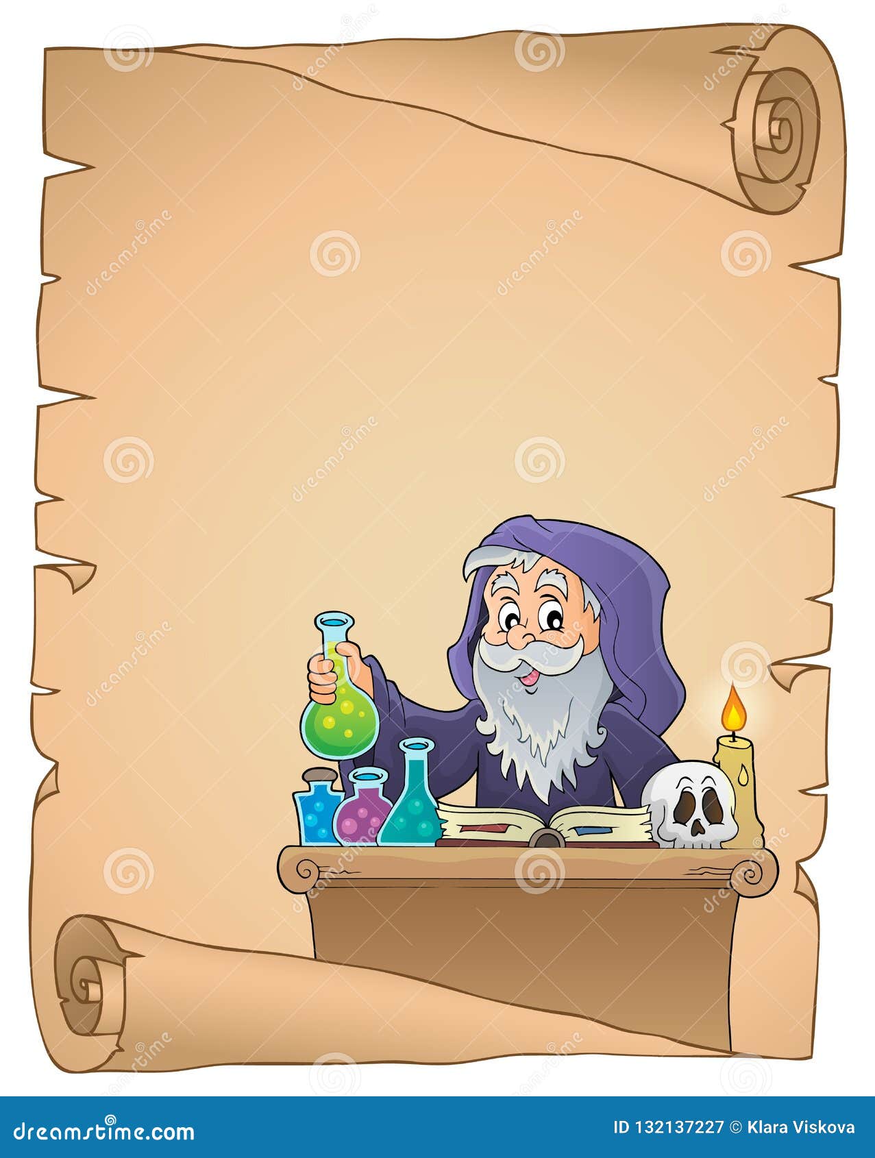 Alchemist Theme Image 1 Cartoon Vector | CartoonDealer.com #24893147