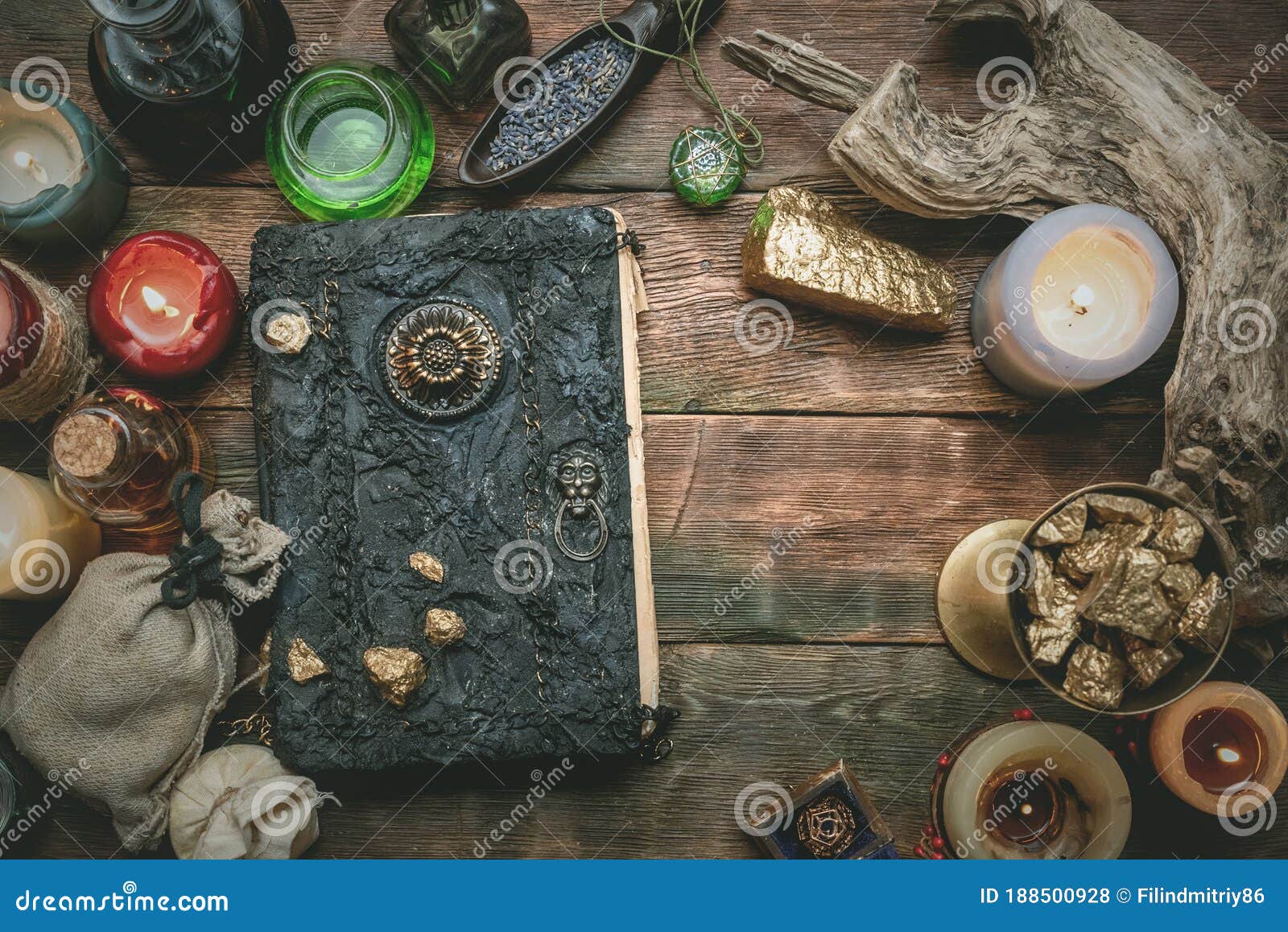 Alchemy stock photo. Image of magical, spell, wand, golden - 188500928