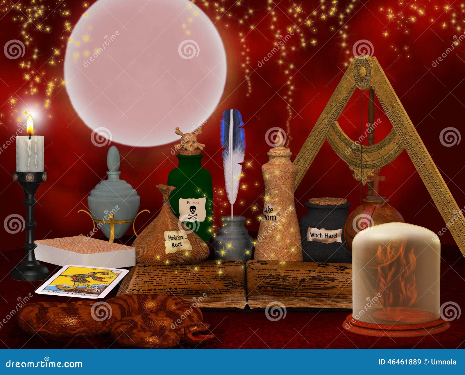 Alchemist Theme Image 2 Vector Illustration | CartoonDealer.com #24893160