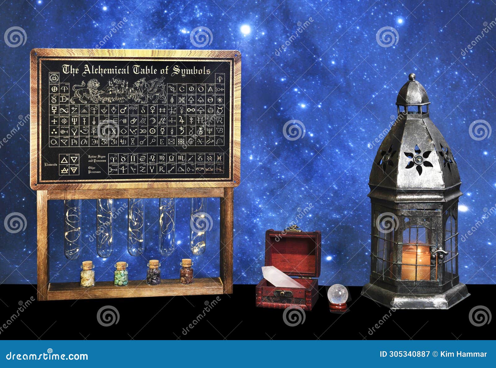 Alchemy Chart And Metaphysical Tools Stock Photography | CartoonDealer ...