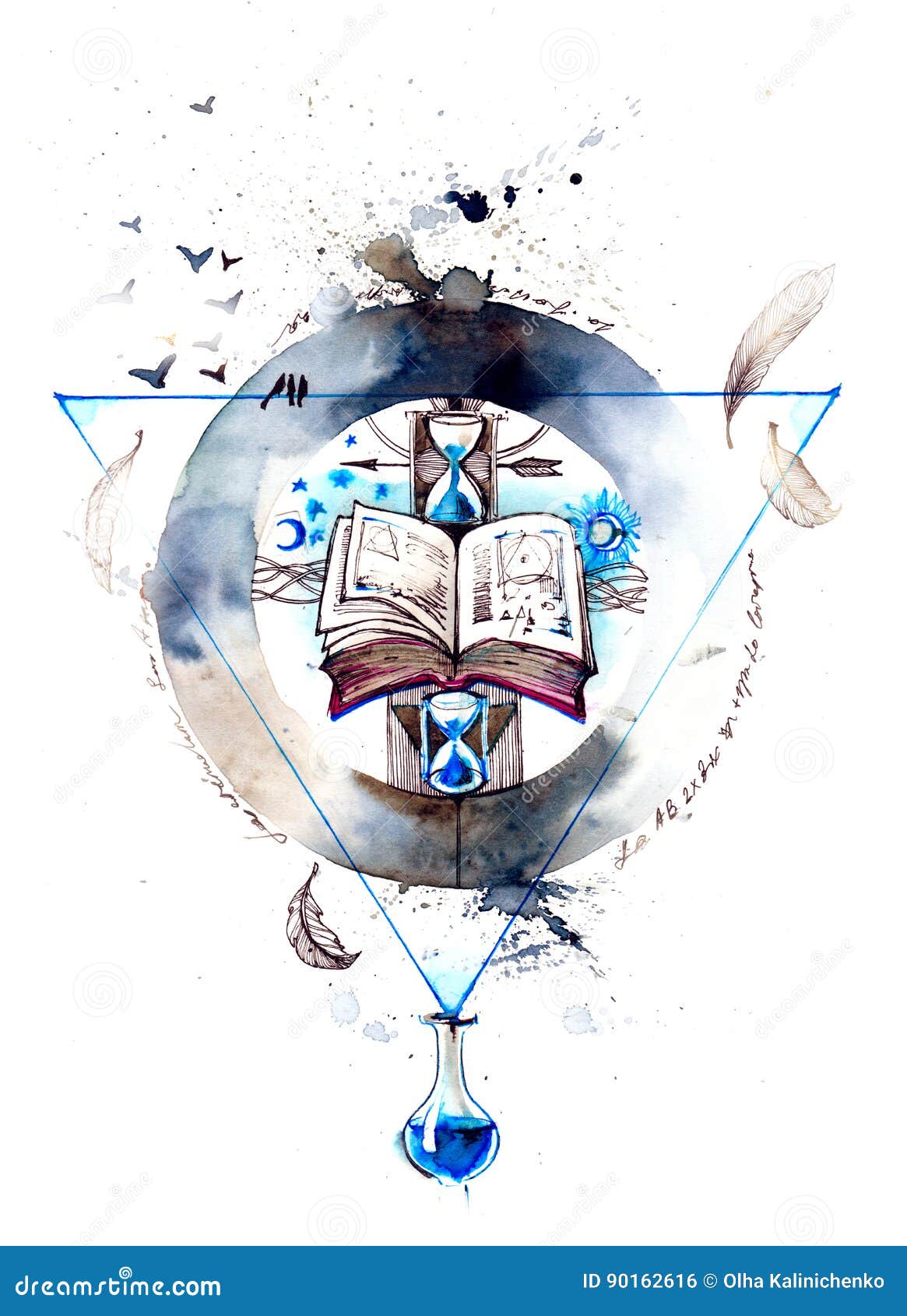 Alchemy stock illustration. Illustration of circle, power - 90162616