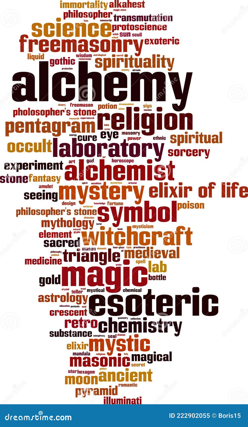 Alchemy word cloud stock vector. Illustration of concept - 222902055