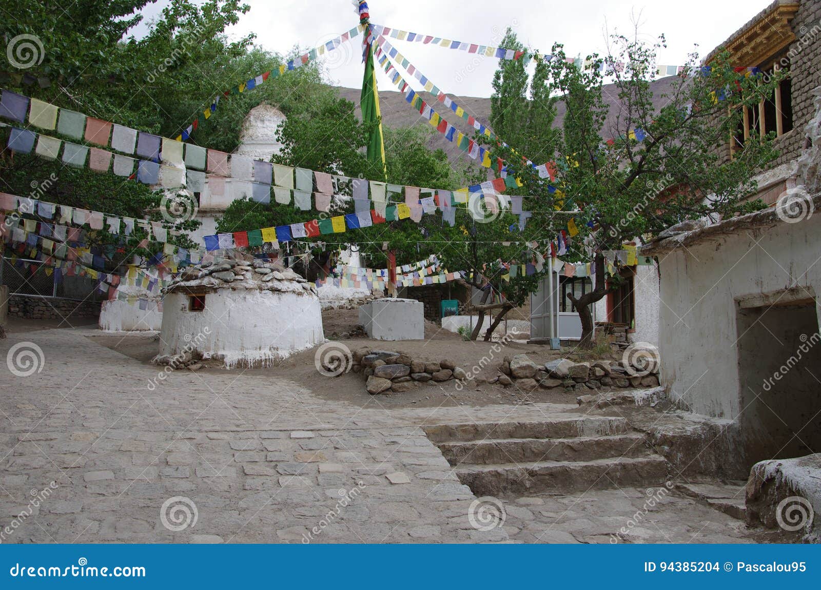 Alchi Monastery in Ladakh, India Stock Photo - Image of yard, himalaya ...