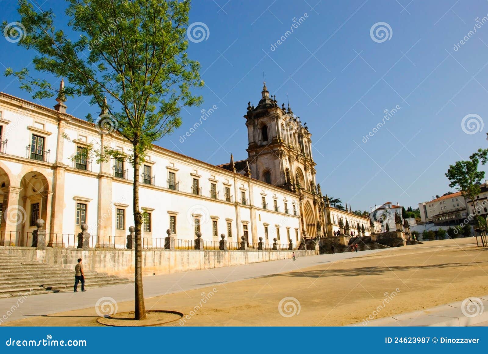 Alcobaca Monastery, Portugal Stock Image - Image of classic ...