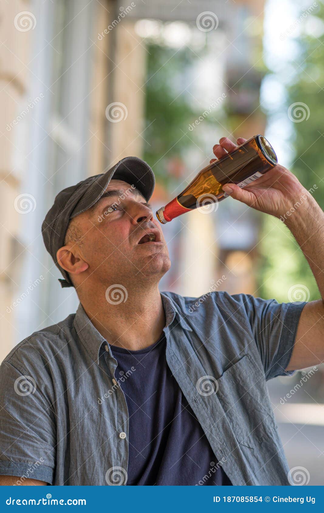 Alcohol addiction stock photo. Image of adult, lager - 187085854