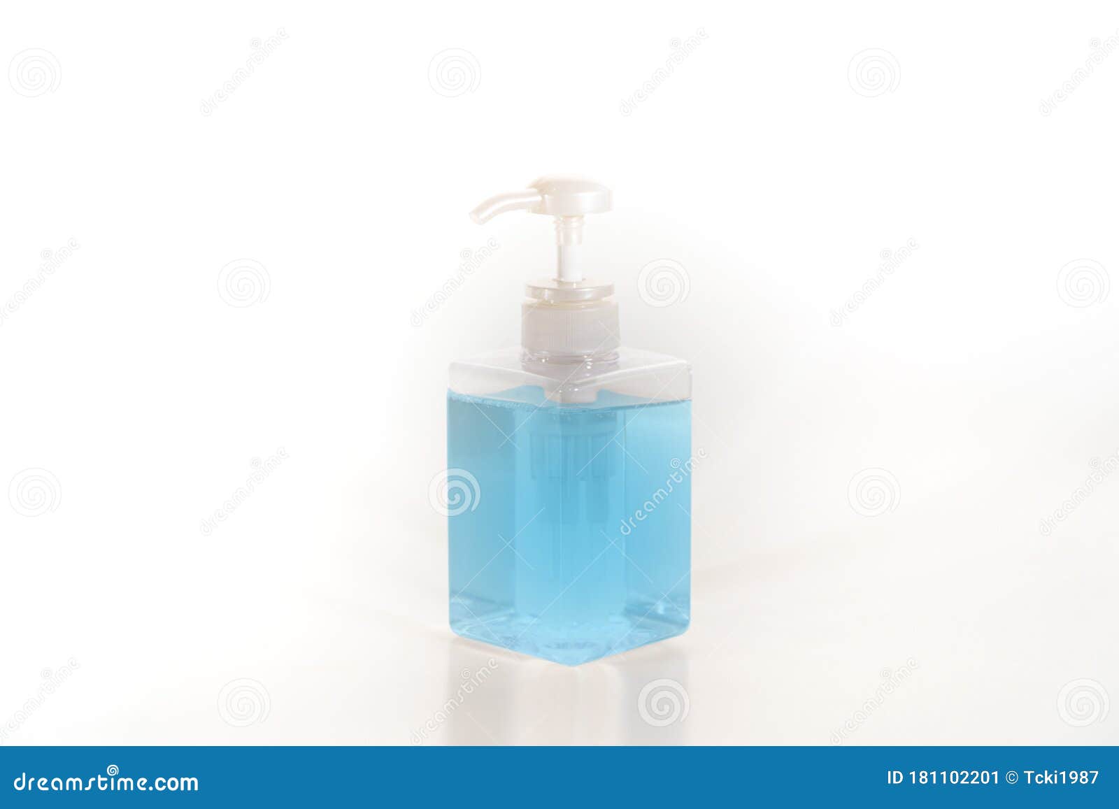Alcohol Based Hand Sanitizer Bottle on White Background Stock Image ...