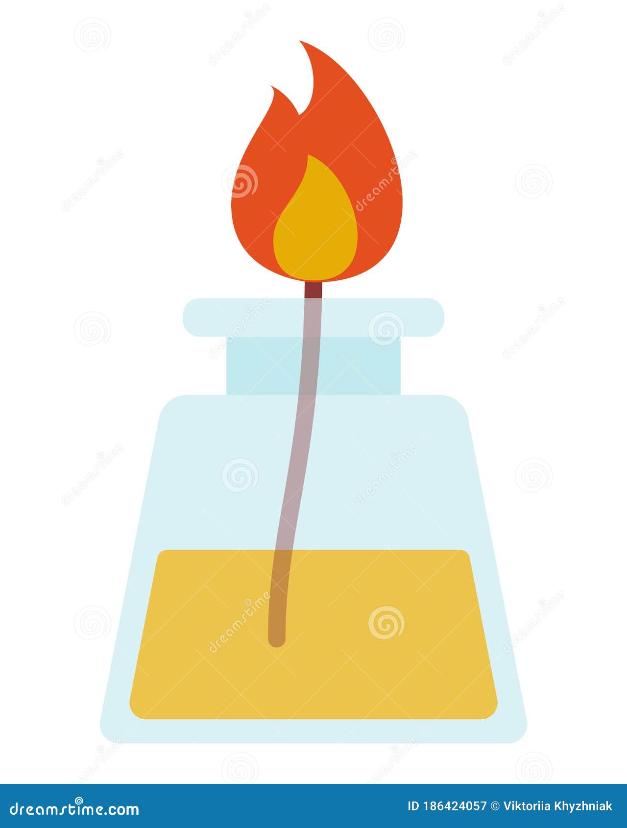Alcohol Burner Color Icon. Spirit Lamp Symbol Stock Image ...