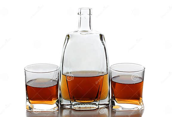 Alcohol cup and bottle stock photo. Image of cold, objects - 28956880
