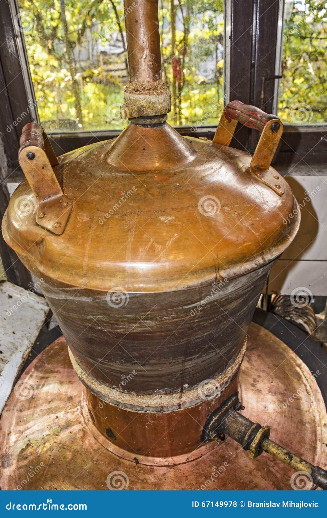 Alcohol Distillation Boiler Stock Photo - Image of heat, distillery ...