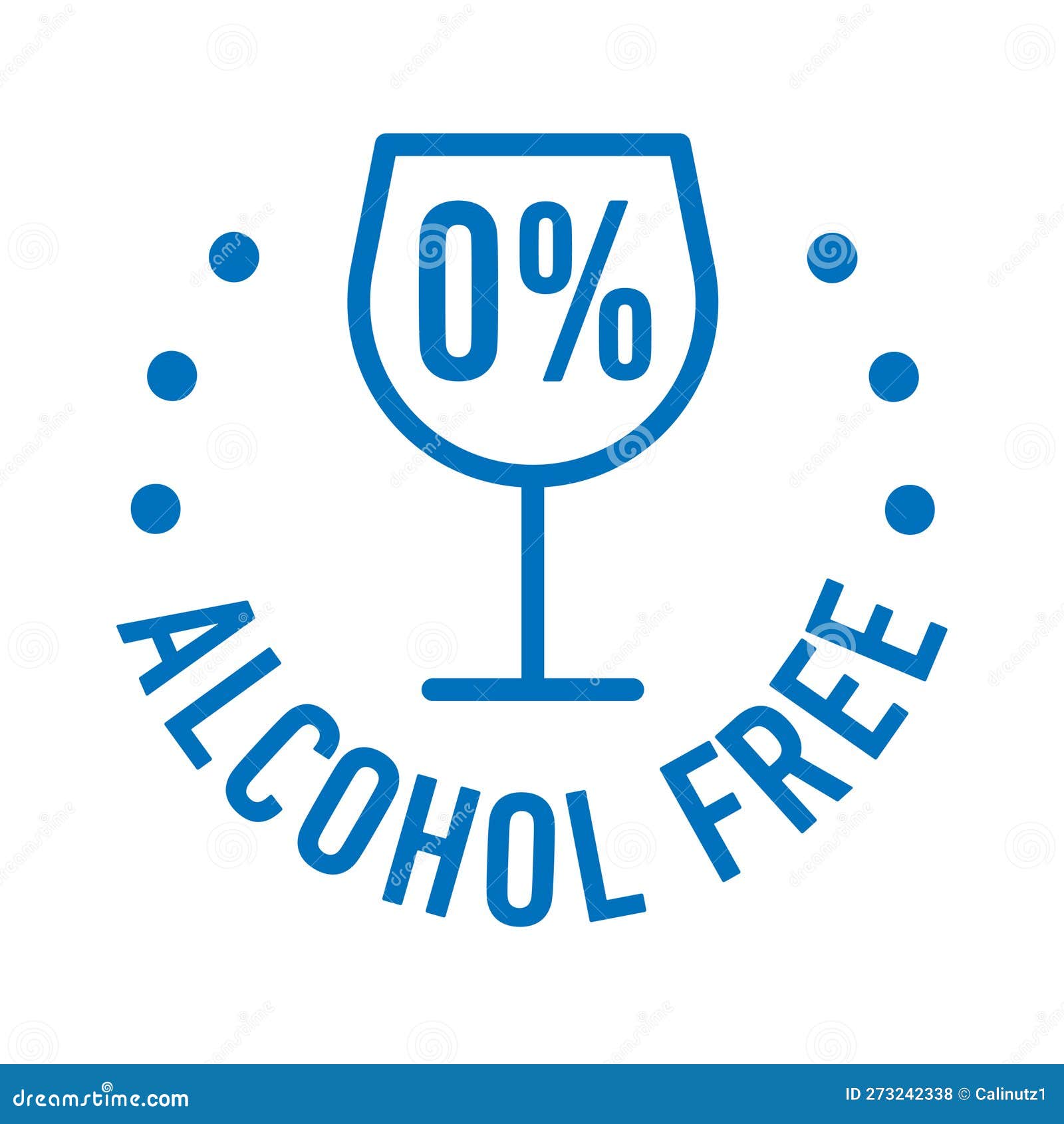 Alcohol Free Vector Icon Stamp Badge Stock Vector - Illustration of ...