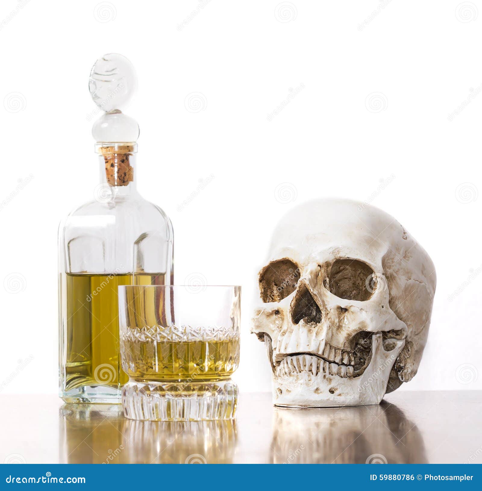 Alcohol stock photo. Image of addiction, drinking, skull - 59880786