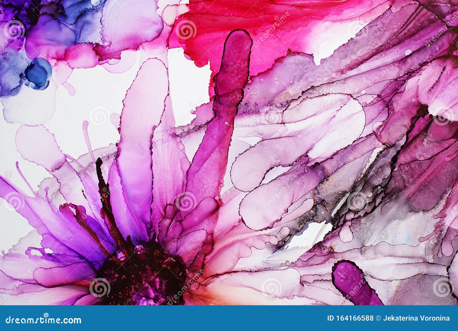 Alcohol Ink Abstract Texture Stock Illustration - Illustration of ...