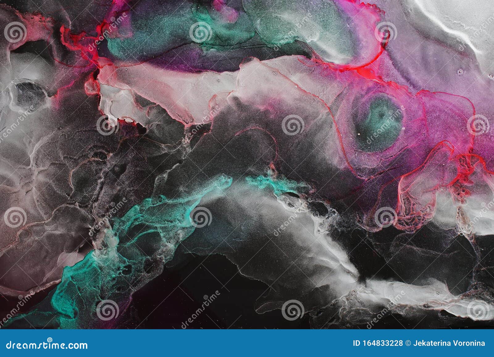 Alcohol Ink Abstract Texture Stock Photo - Image of liquid, draw: 164833228