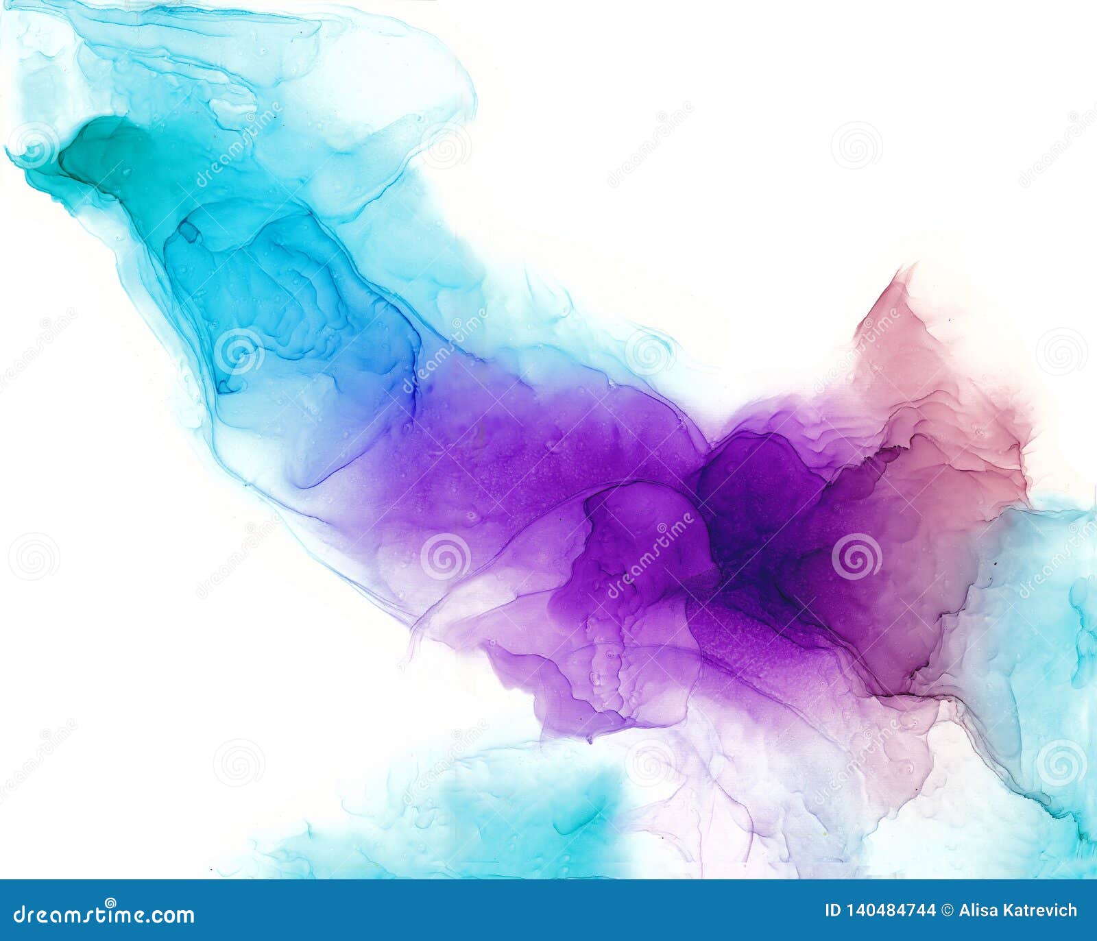 Alcohol Ink Air Texture. Fluid Ink Abstract Background Stock ...