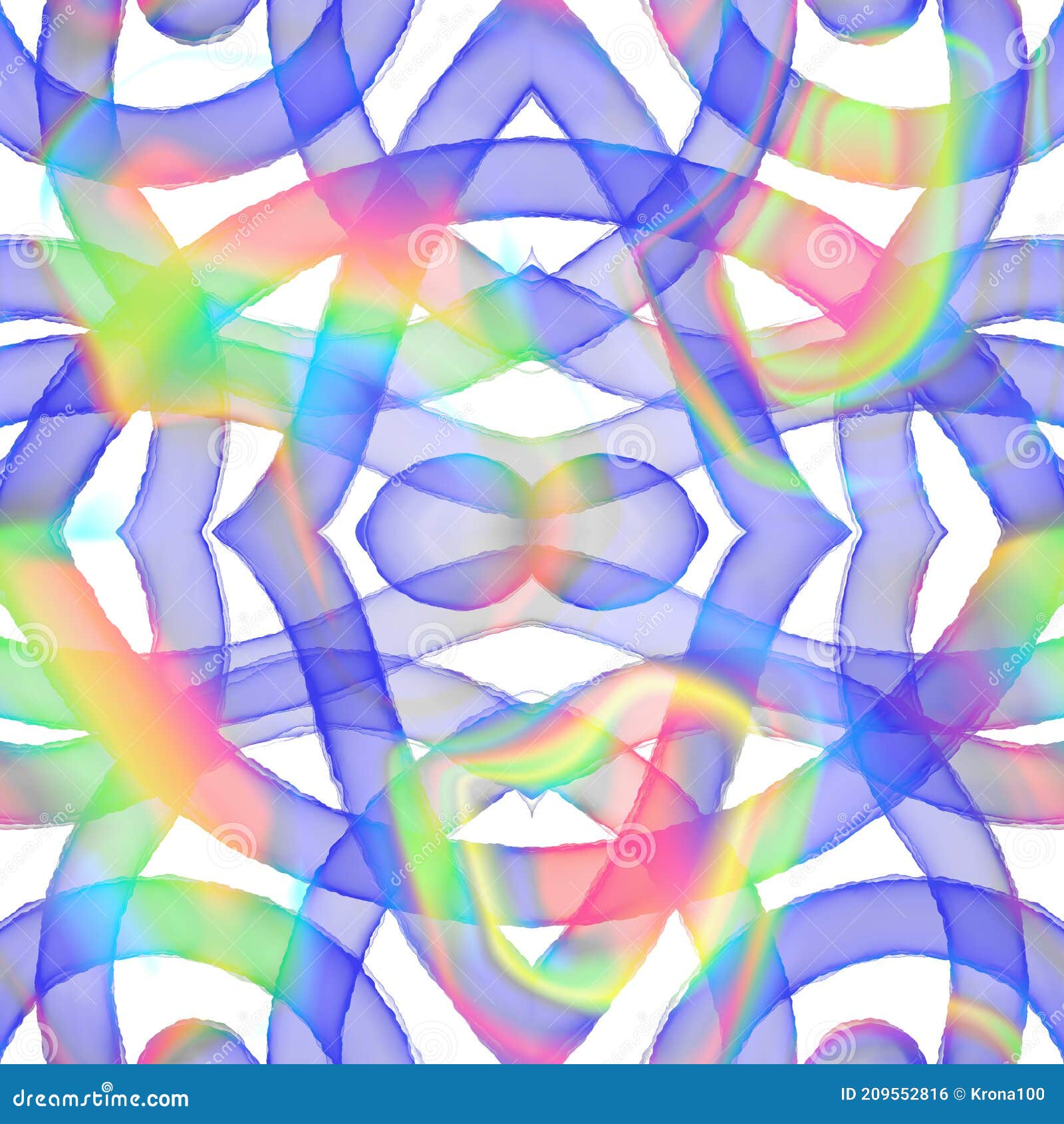 Alcohol Ink and Marbling Effect Seamless Pattern Stock Illustration ...