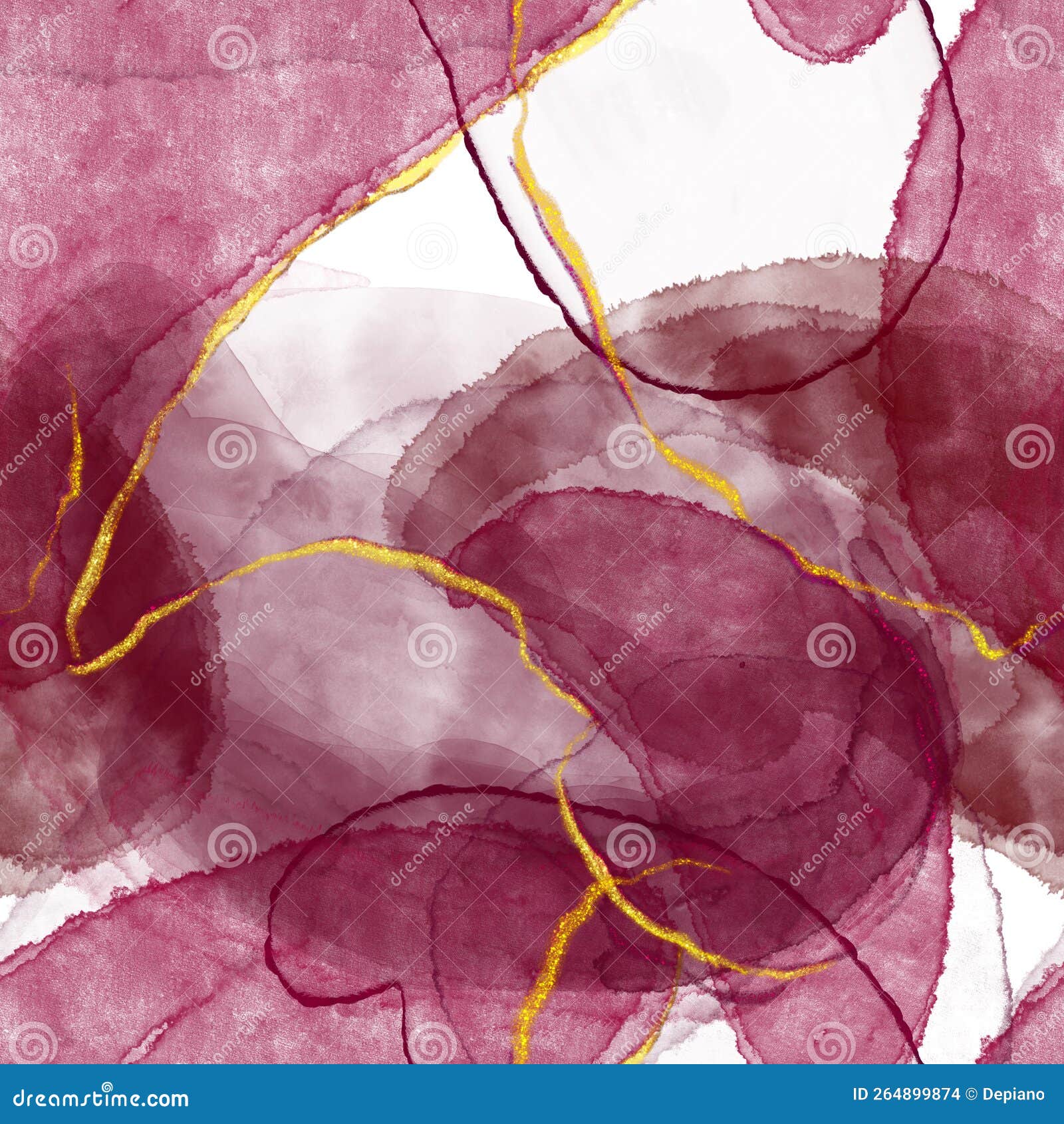 Alcohol Ink Splash Seamless Pattern, Abstract Watercolor Stock ...