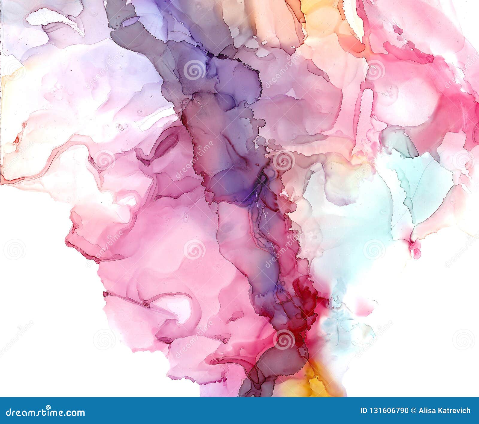 Alcohol Ink Texture. Fluid Ink Abstract Background Stock Photo - Image ...