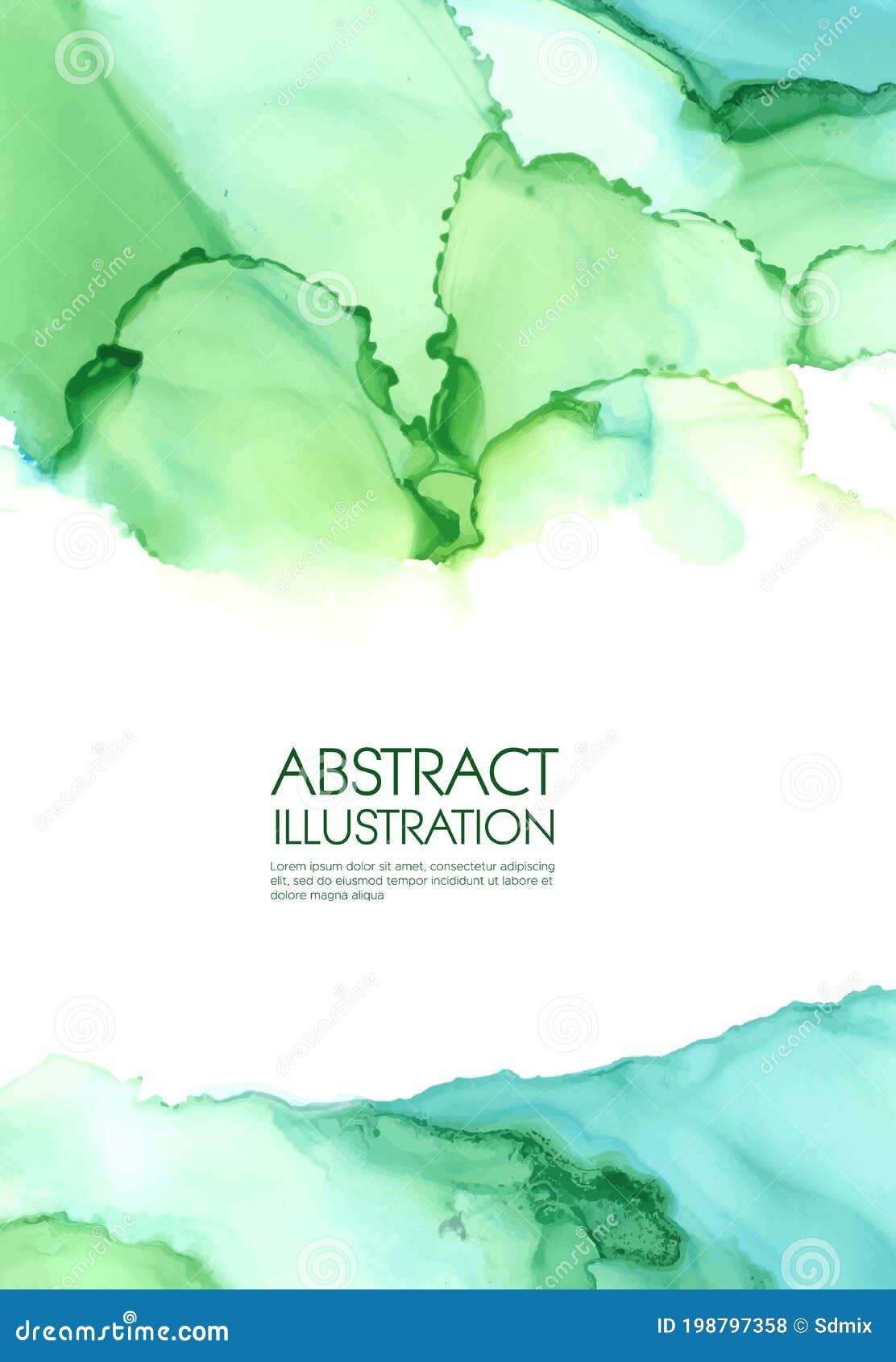 Alcohol Ink Vector Texture. Fluid Ink Abstract Background Stock Vector ...