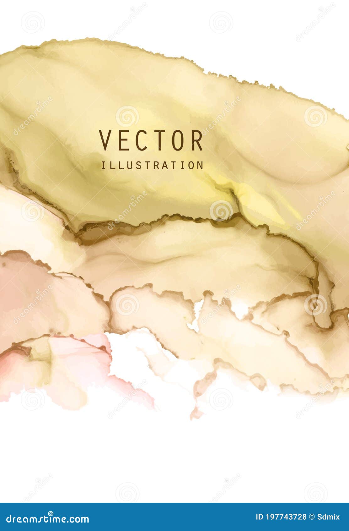 Alcohol Ink Vector Texture. Fluid Ink Abstract Background Stock Vector ...