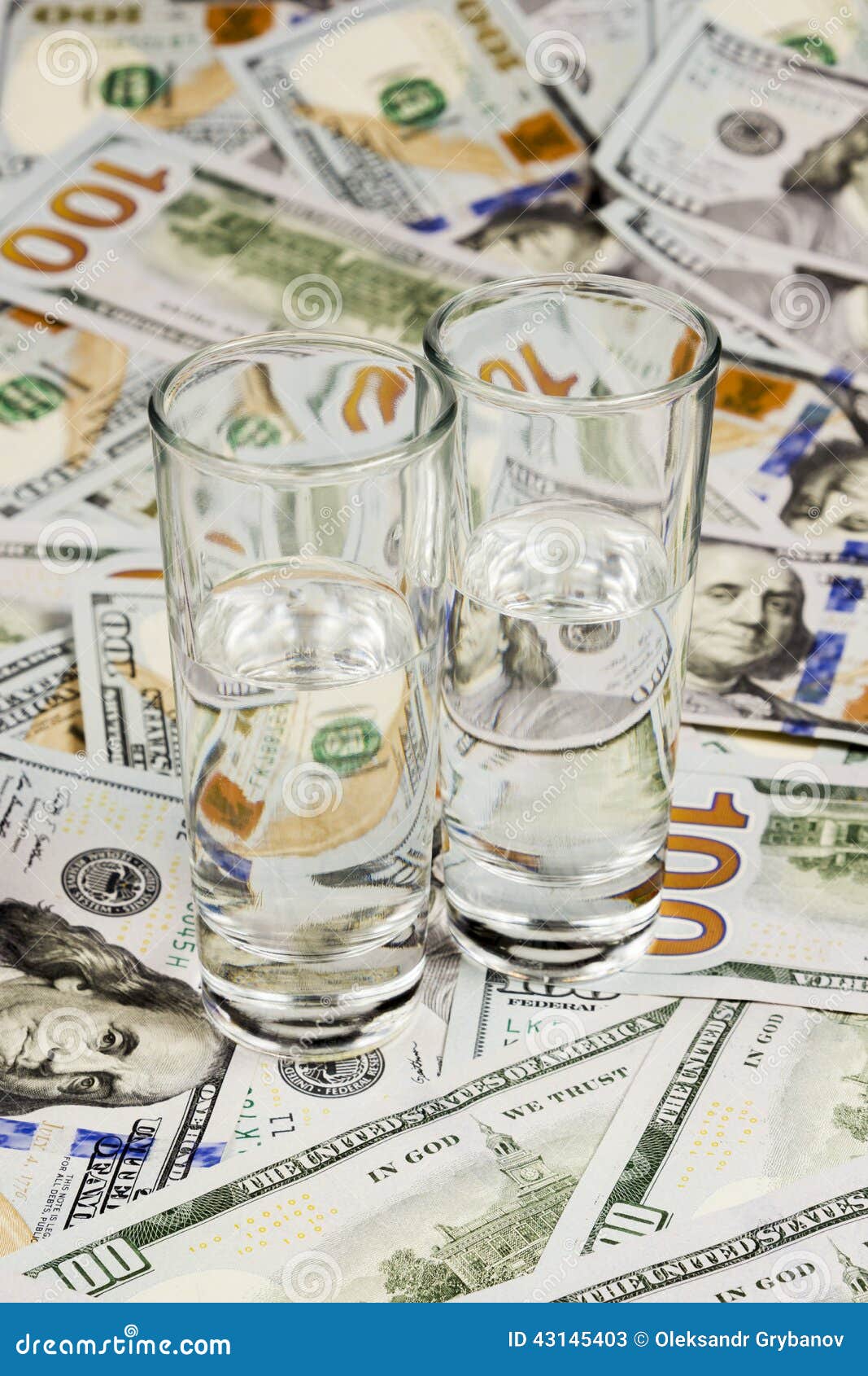 Alcohol and money stock image. Image of rich, financial - 43145403