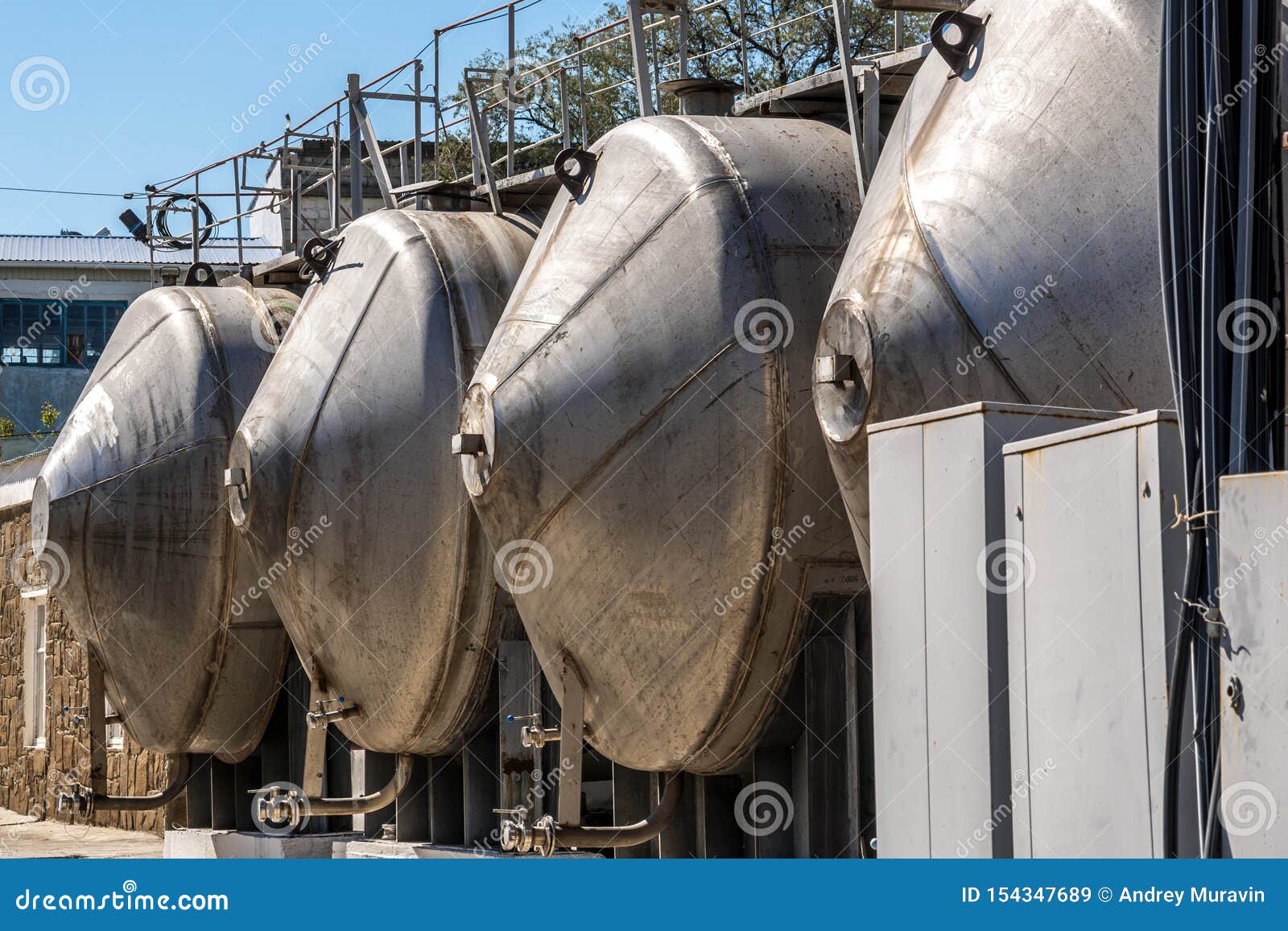 Alcohol factory stock image. Image of containers, drink - 154347689