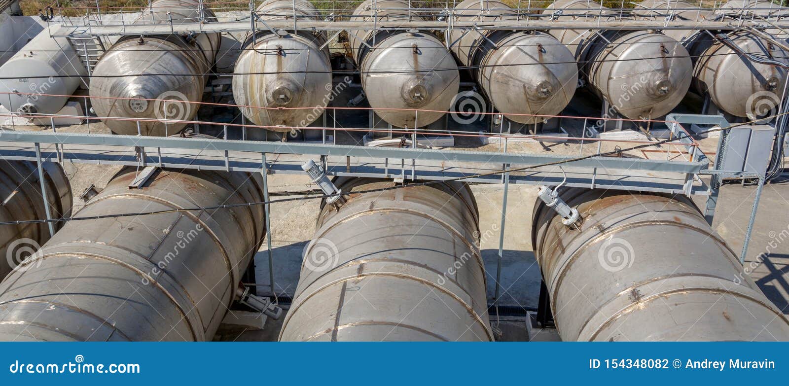 Alcohol factory stock photo. Image of industry, metal - 154348082