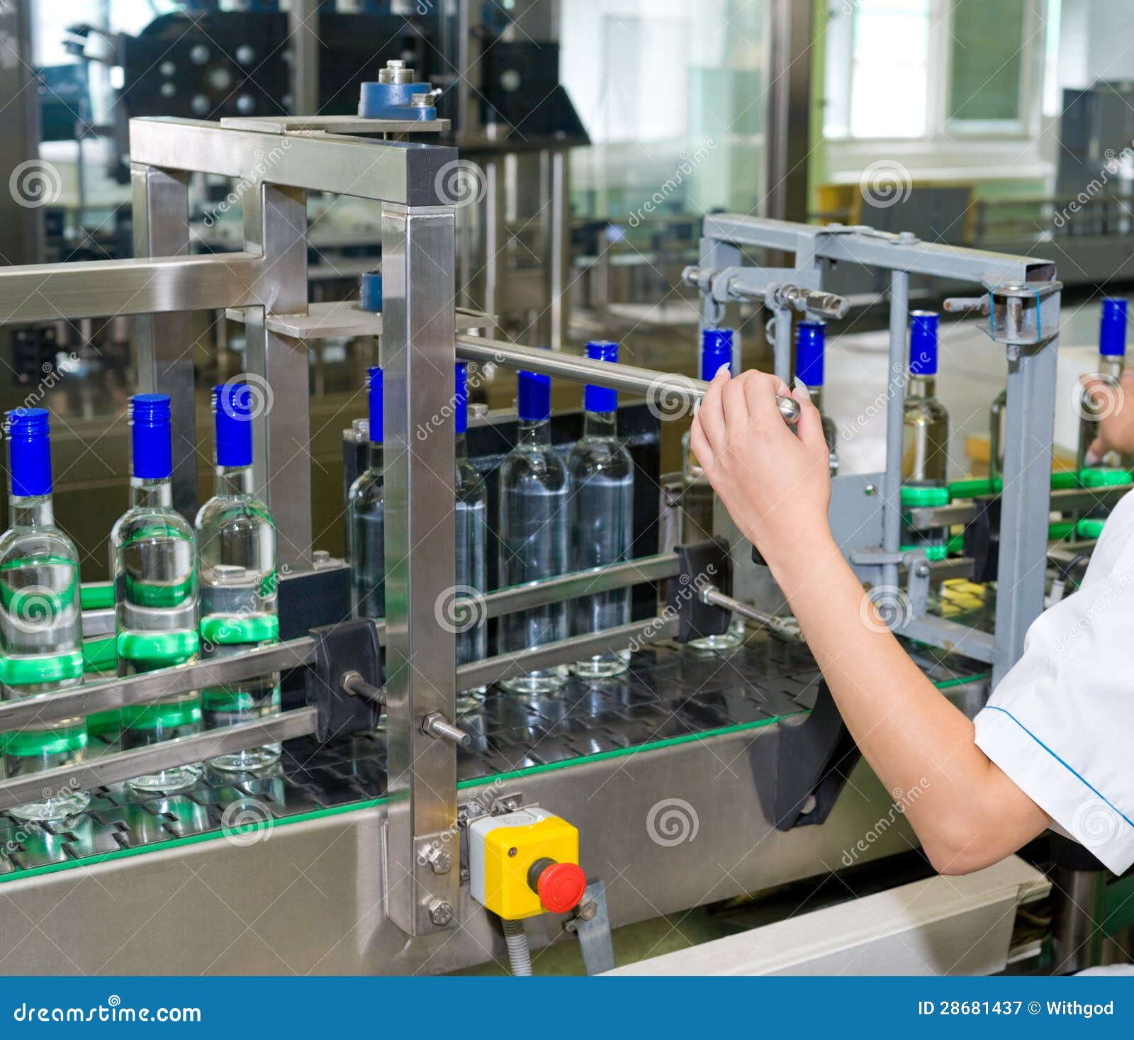 Alcohol production stock image. Image of operator, beverage - 28681437