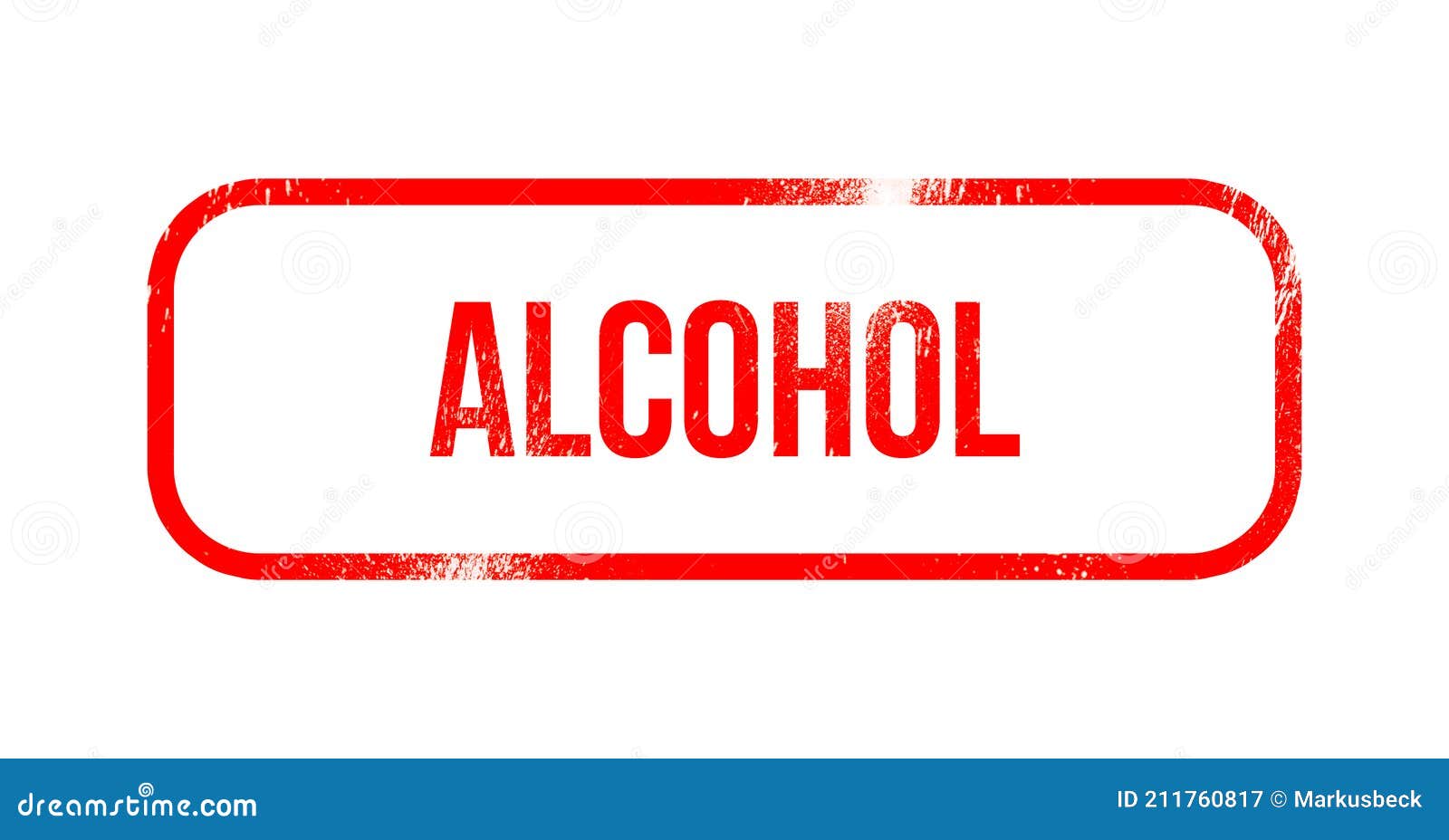 Alcohol - Red Grunge Rubber, Stamp Stock Illustration - Illustration of ...