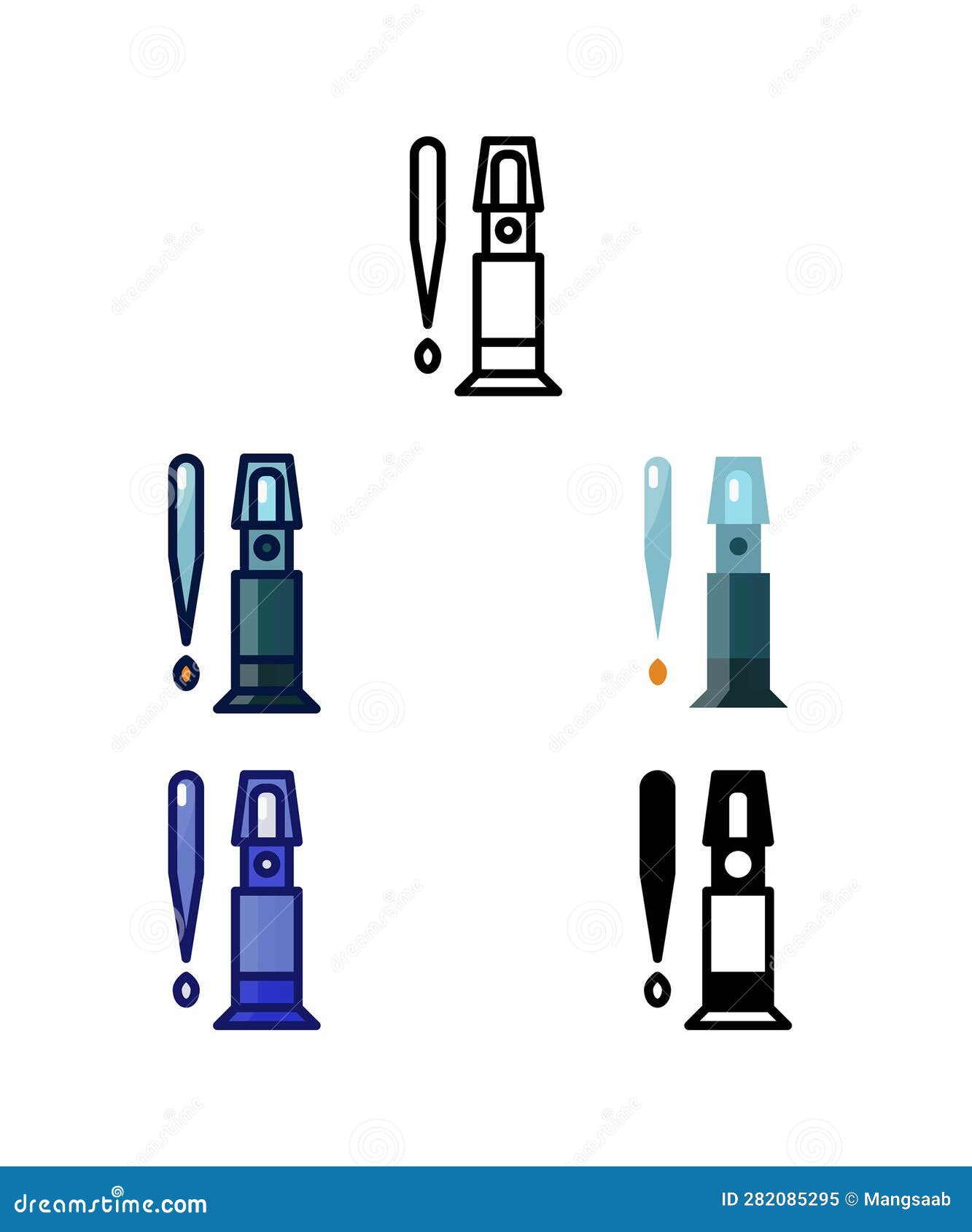 Simple Hydrometer Logo Design Royalty-Free Cartoon | CartoonDealer.com ...