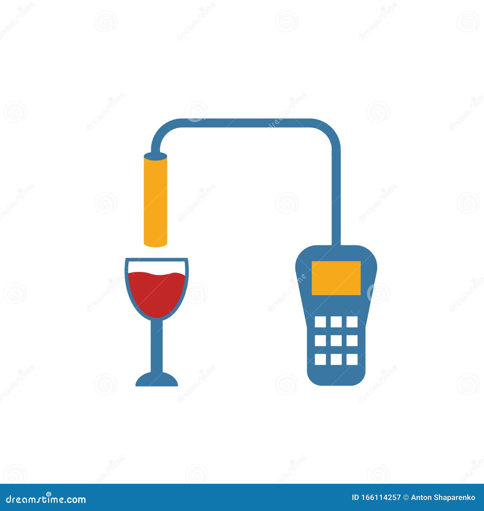 Alcohol Sensor Icon. Simple Element From Sensors Icons Collection ...