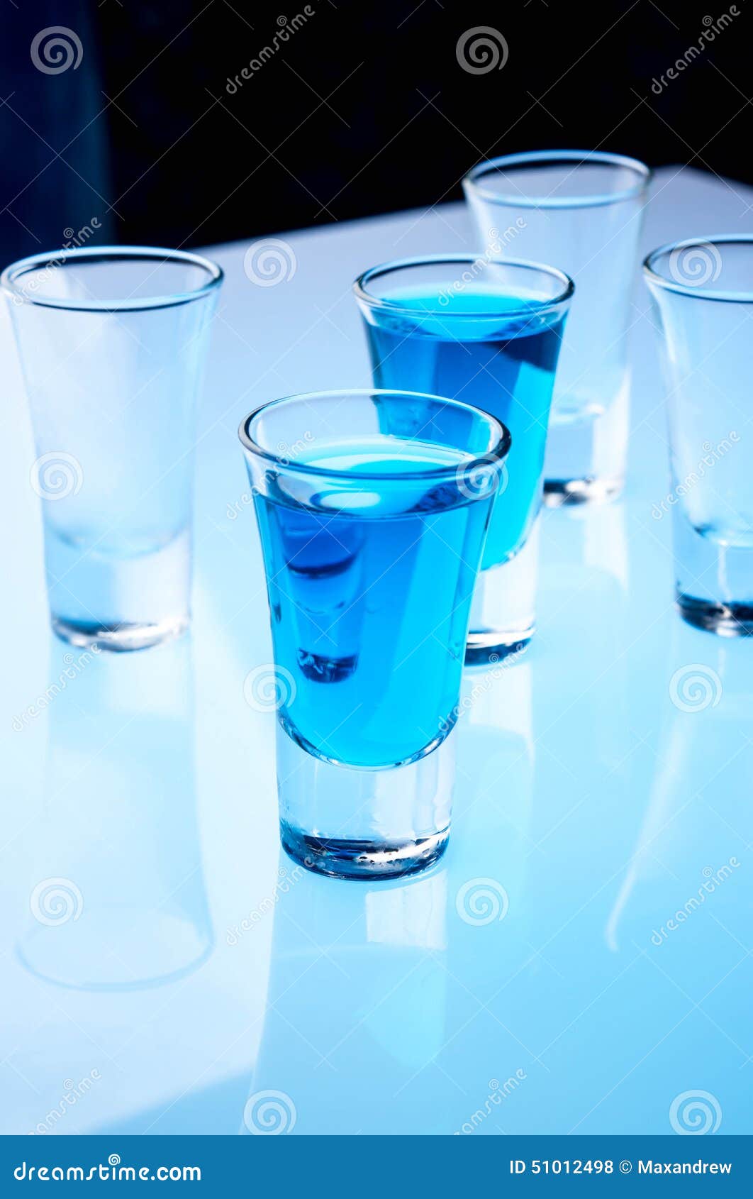 Alcohol in shot glasses stock photo. Image of strong - 51012498