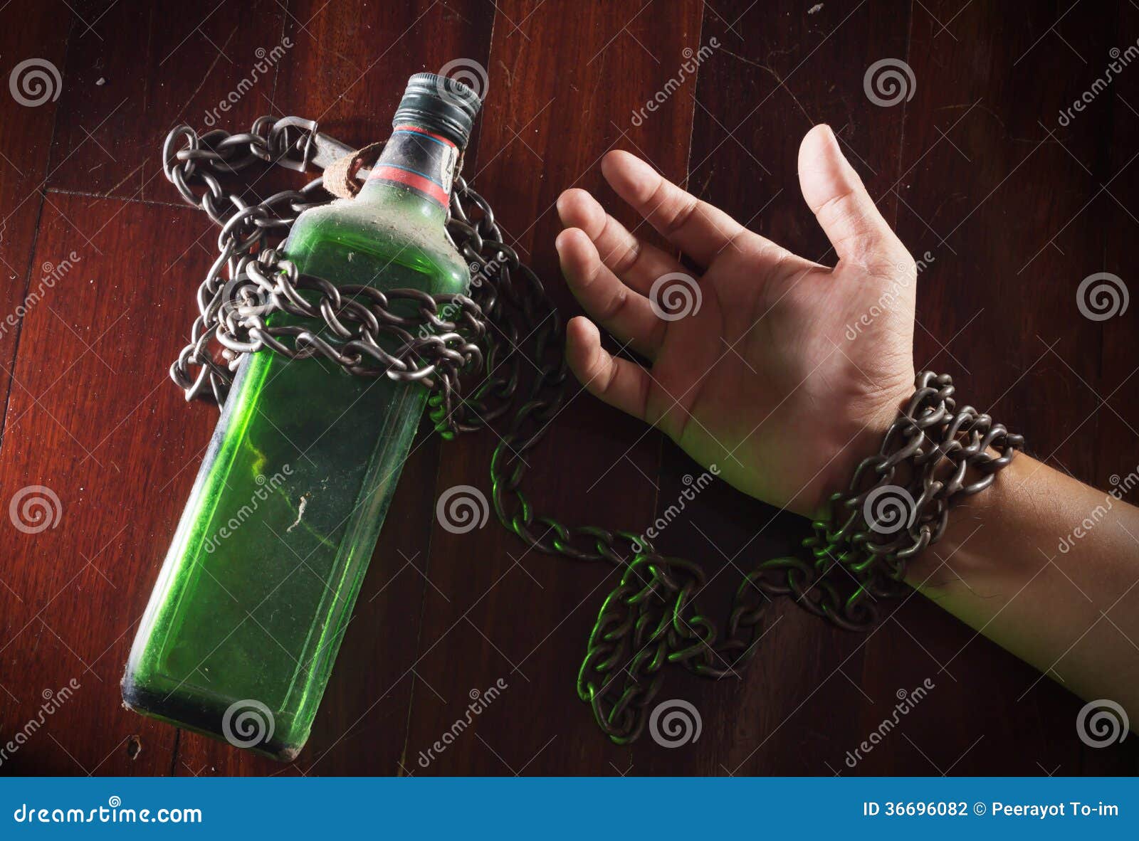 Alcohol slave,Alcoholism stock photo. Image of drunk - 36696082