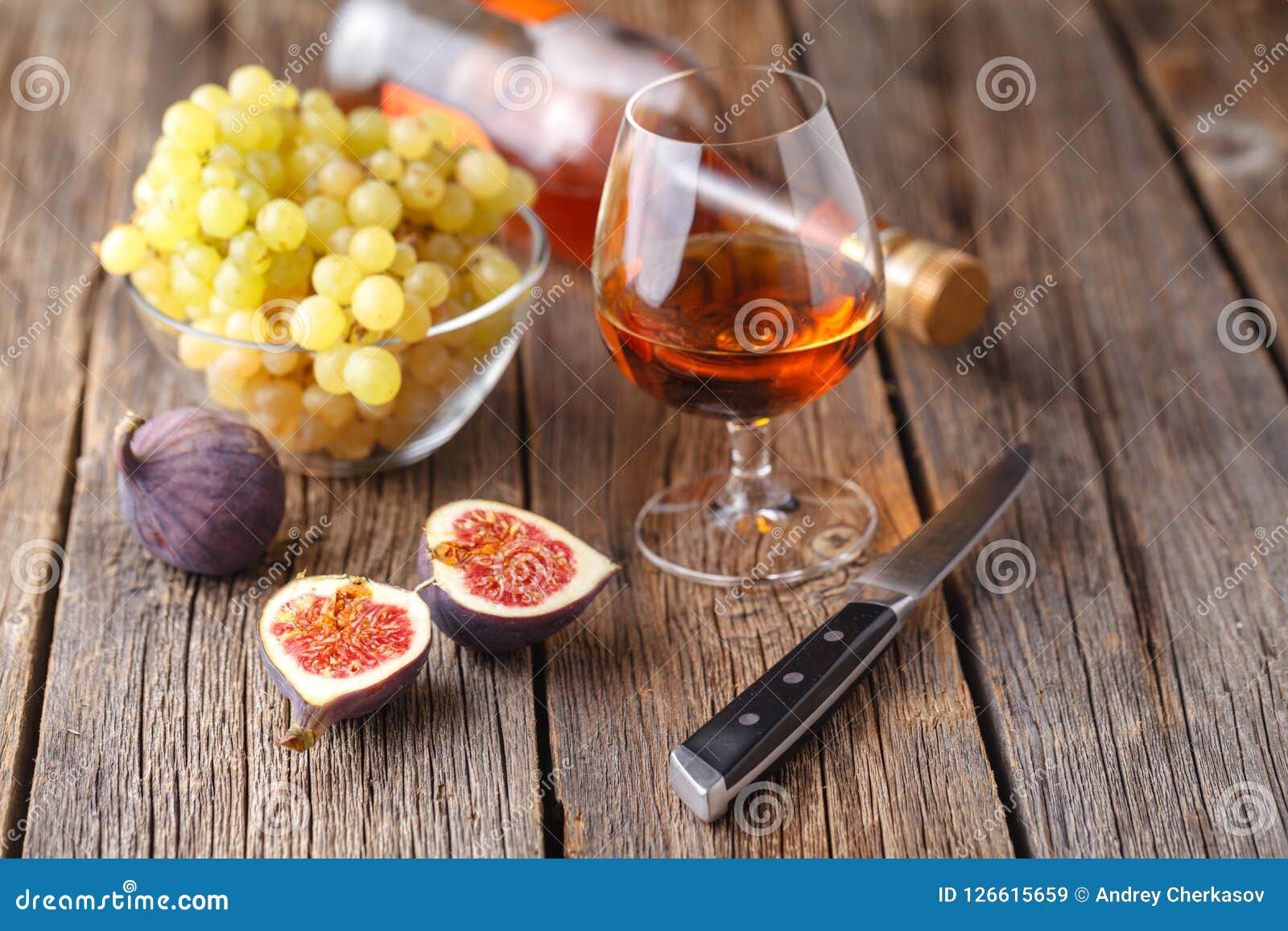 Alcohol and a Snack from Fruit Stock Image - Image of hard, small ...