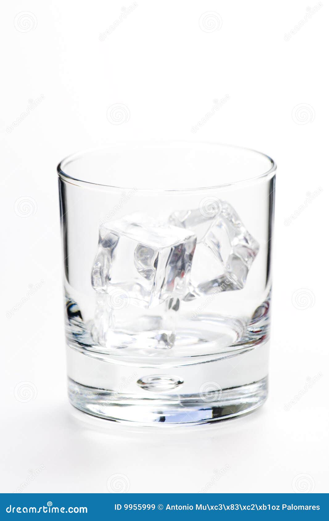 Alcoholic Beverage Whith Ice Cubes Stock Image - Image of full, cube ...