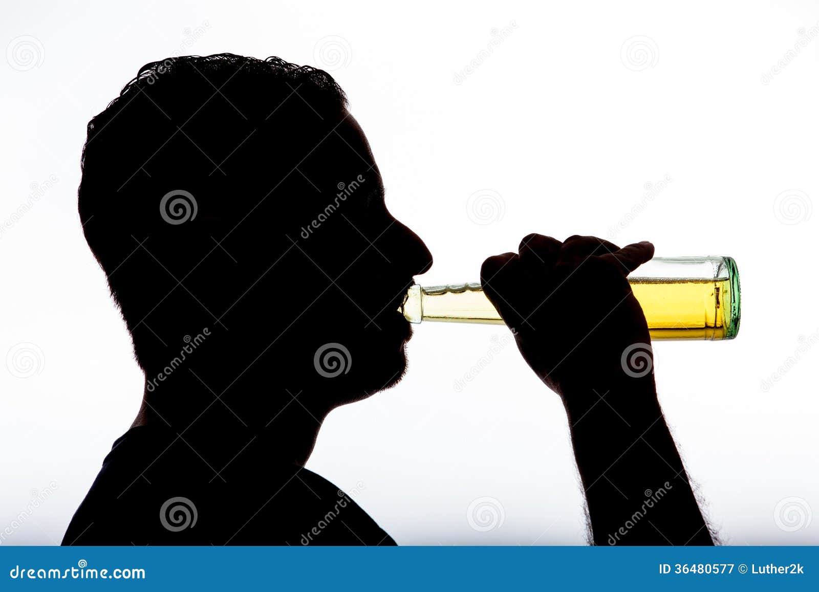 Alcoholic with bottle stock image. Image of passed, crisis - 36480577