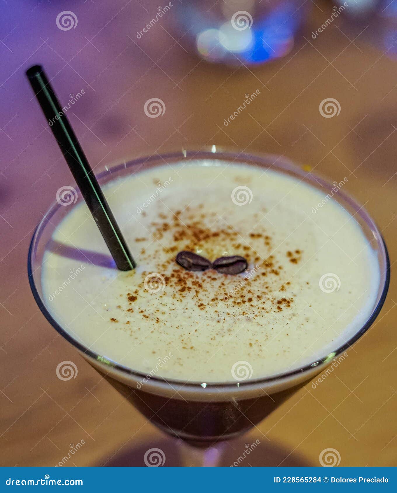 Alcoholic Cocktail Based on Coffee and Vodka Stock Photo - Image of ...