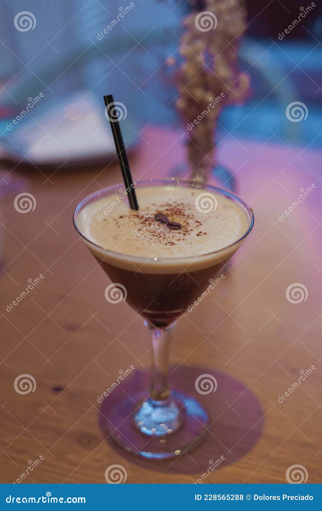 Alcoholic Cocktail Based on Coffee and Vodka Stock Photo - Image of ...