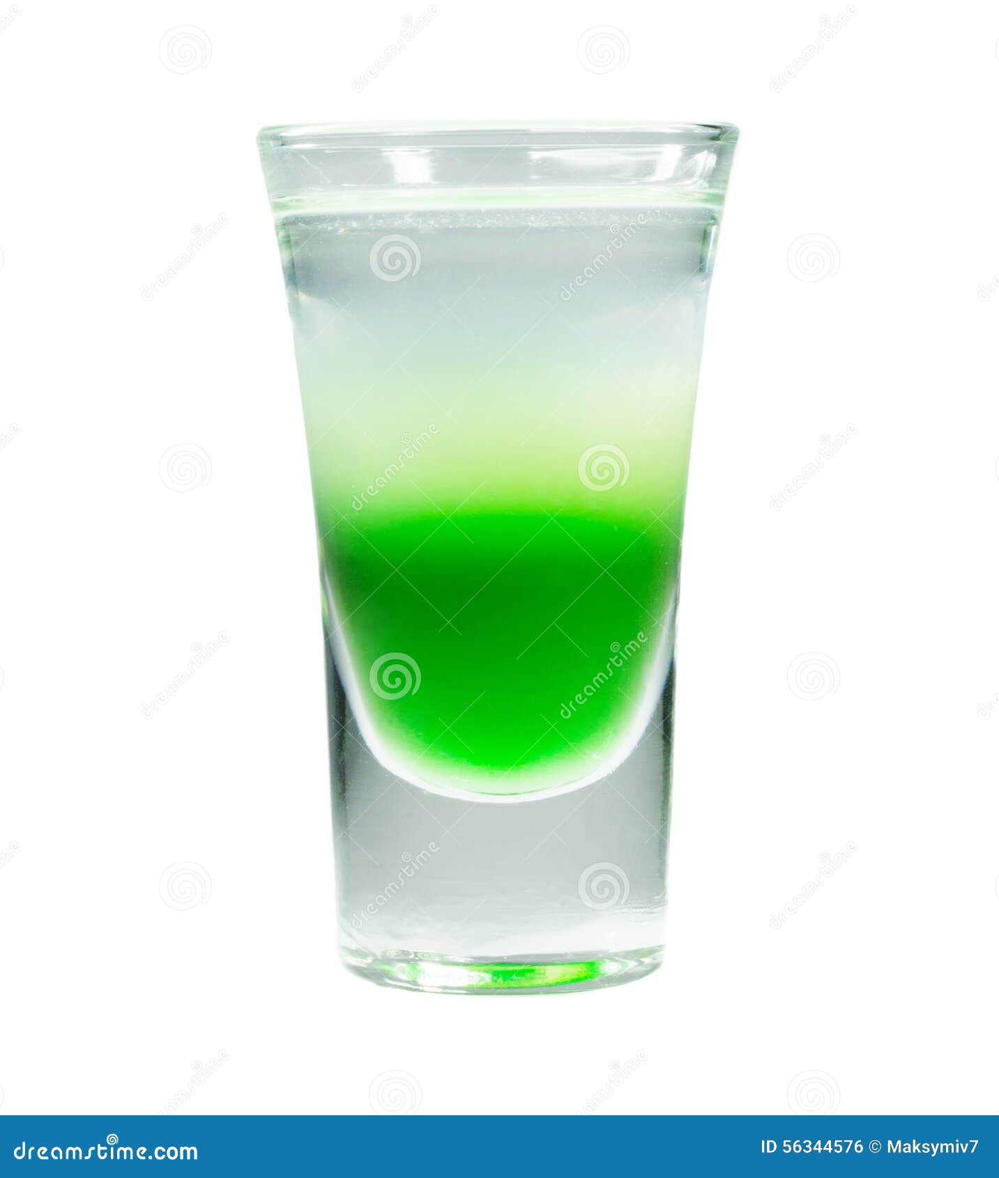Alcoholic Cocktail in Shot Glass Stock Photo - Image of drink, white ...