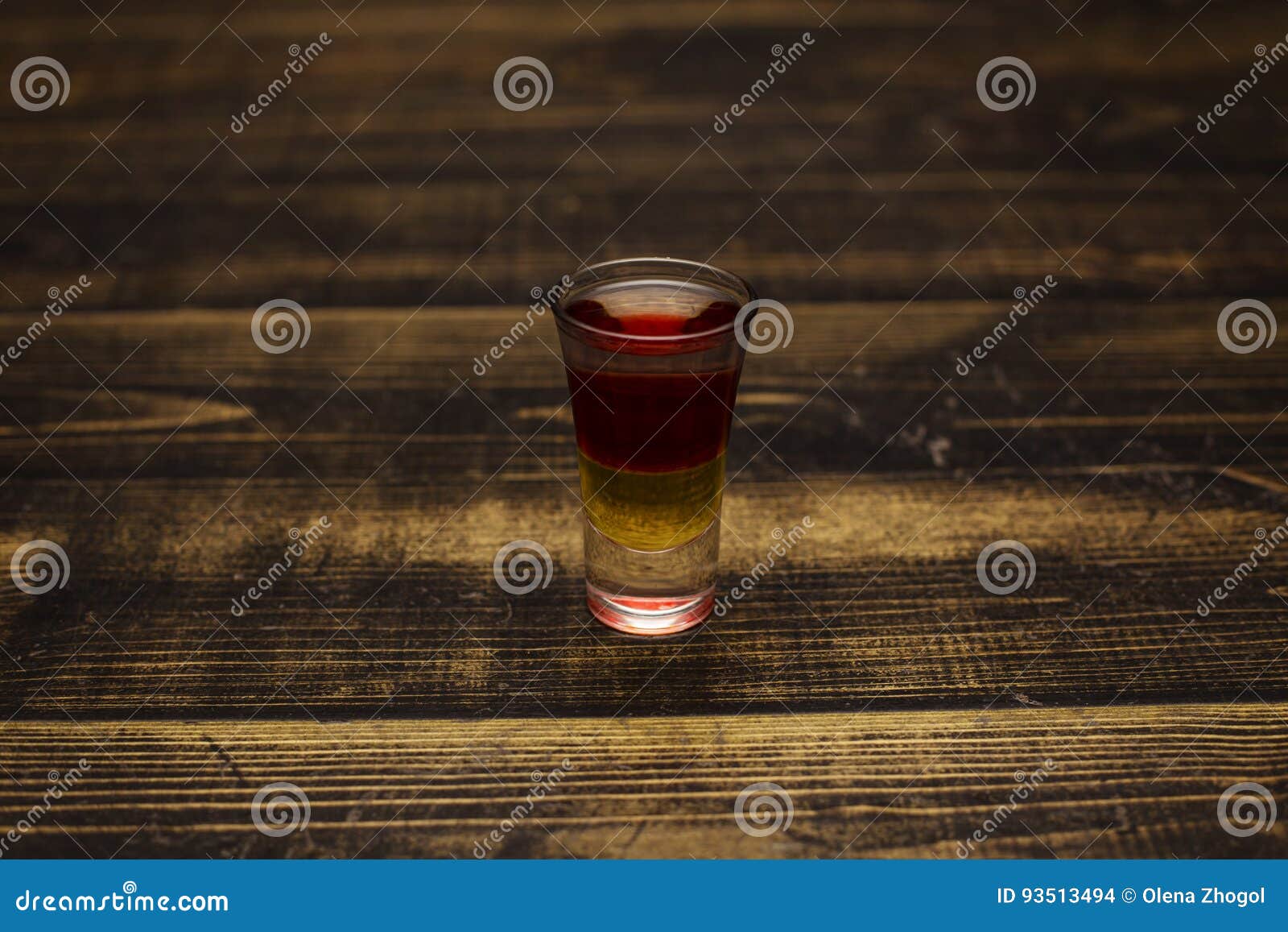Alcoholic Cocktail Shot on Table Stock Photo - Image of fresh, mojito ...