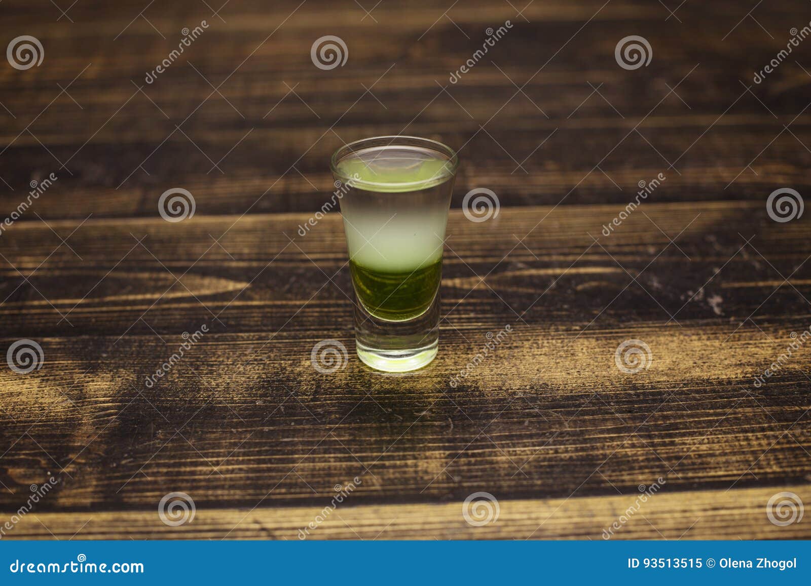 Alcoholic Cocktail Shot on Table Stock Image - Image of club, cold ...