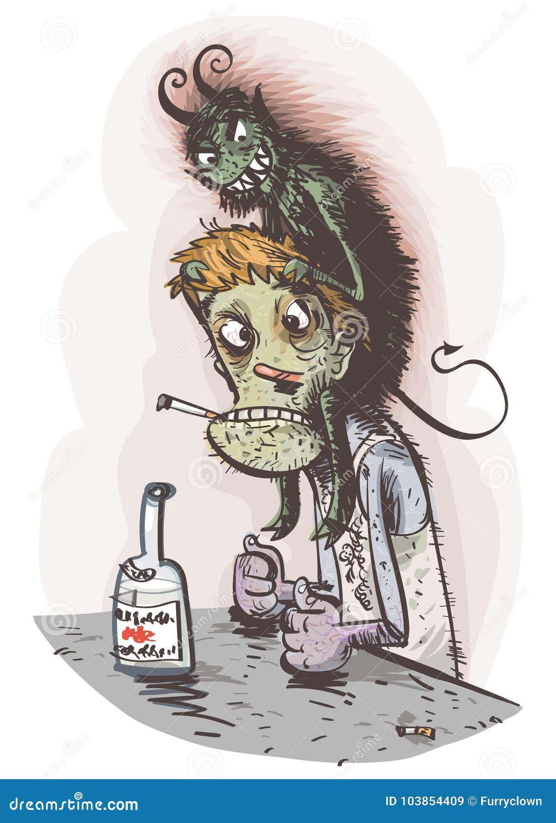 Psychosis Vector Illustration. Medical Condition Illness Diagnosis ...