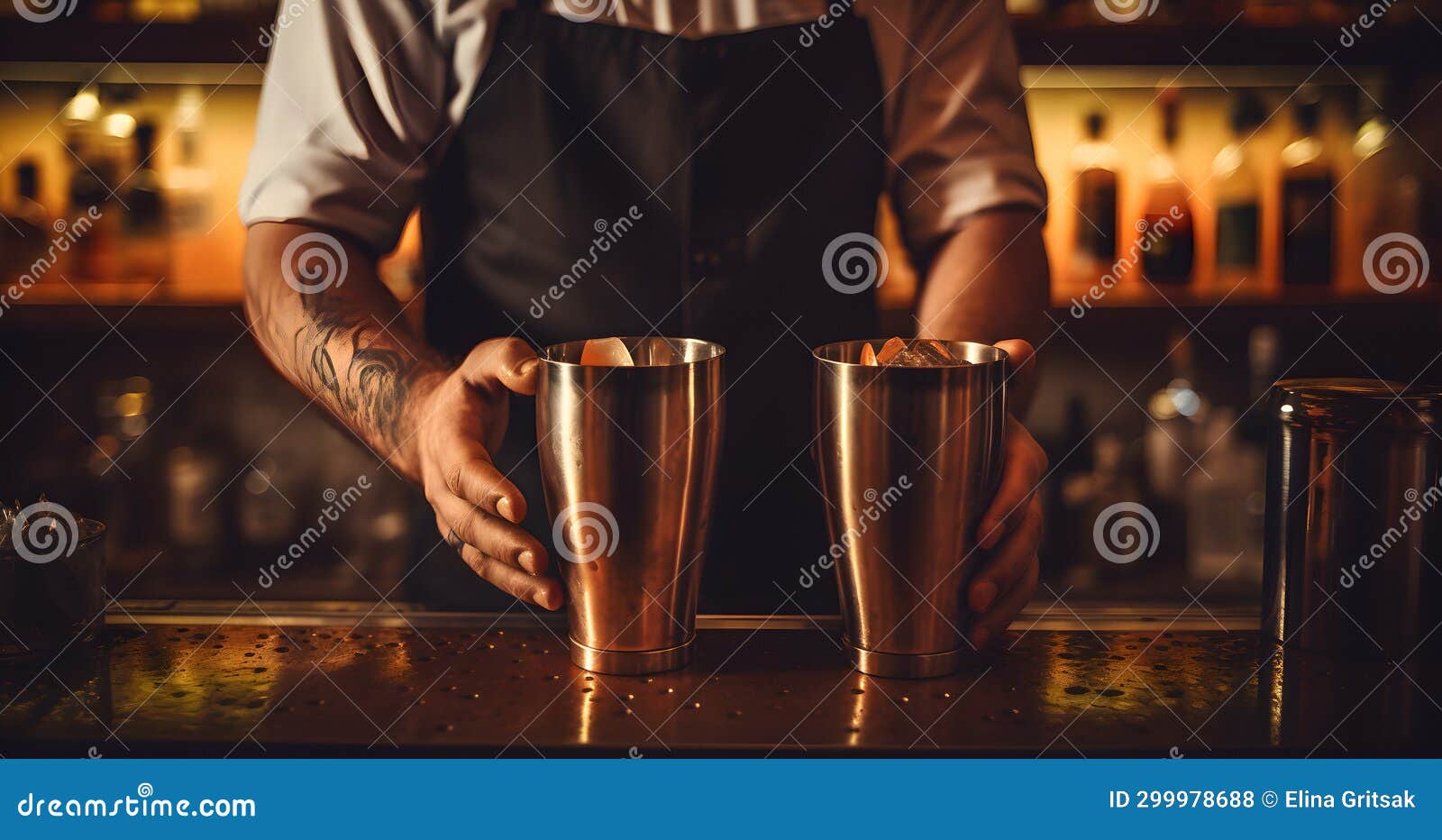 Alcoholic Drinks Bar, Preparing Cocktails, Making Alcoholic Cocktail ...