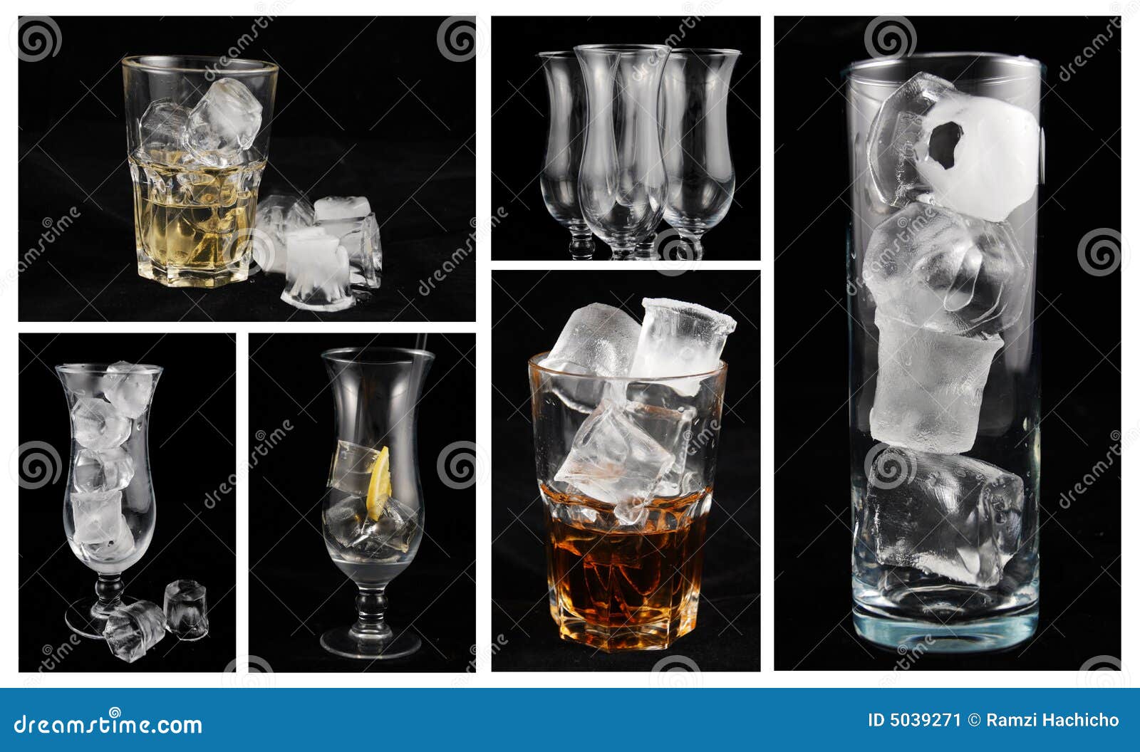 Alcoholic drinks collage stock image. Image of cube, bourbon - 5039271
