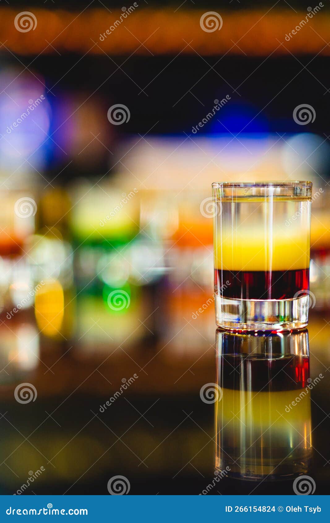 Alcoholic shots at the bar stock photo. Image of party - 266154824
